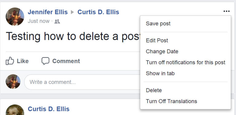 How to Delete a Facebook Post from your Timeline 06/01/2018